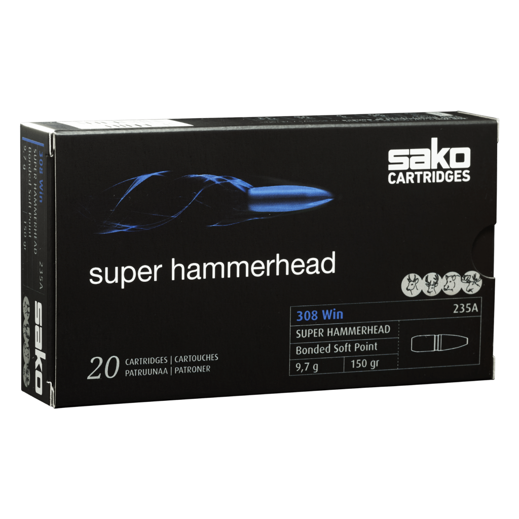 SAKO 308 150g Super Hammerhead 20pk - St Marys Indoor Shooting