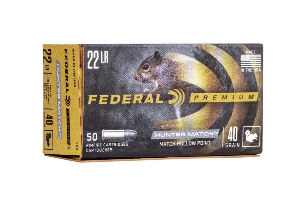 Federal 22lr Hunter Match 40g Hp 50pk - St Marys Indoor Shooting