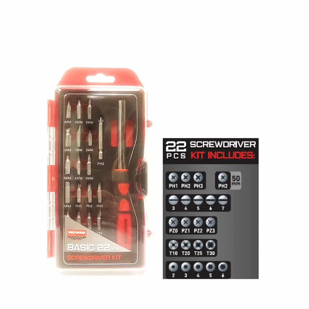 Birchwood Casey Basic Screwdriver Set 22pc - St Marys Indoor Shooting