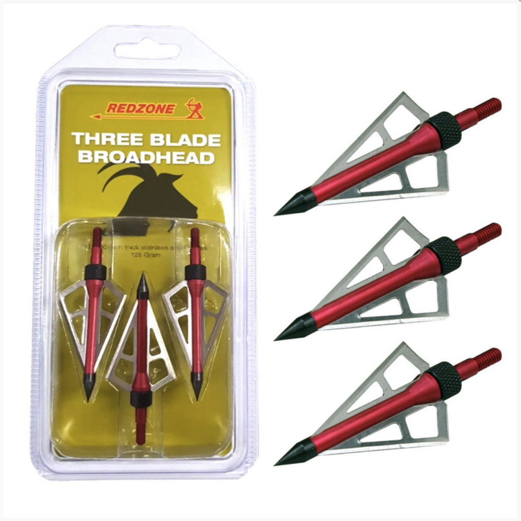 RedZone Three Blade Broadheads 3pkt - St Marys Indoor Shooting